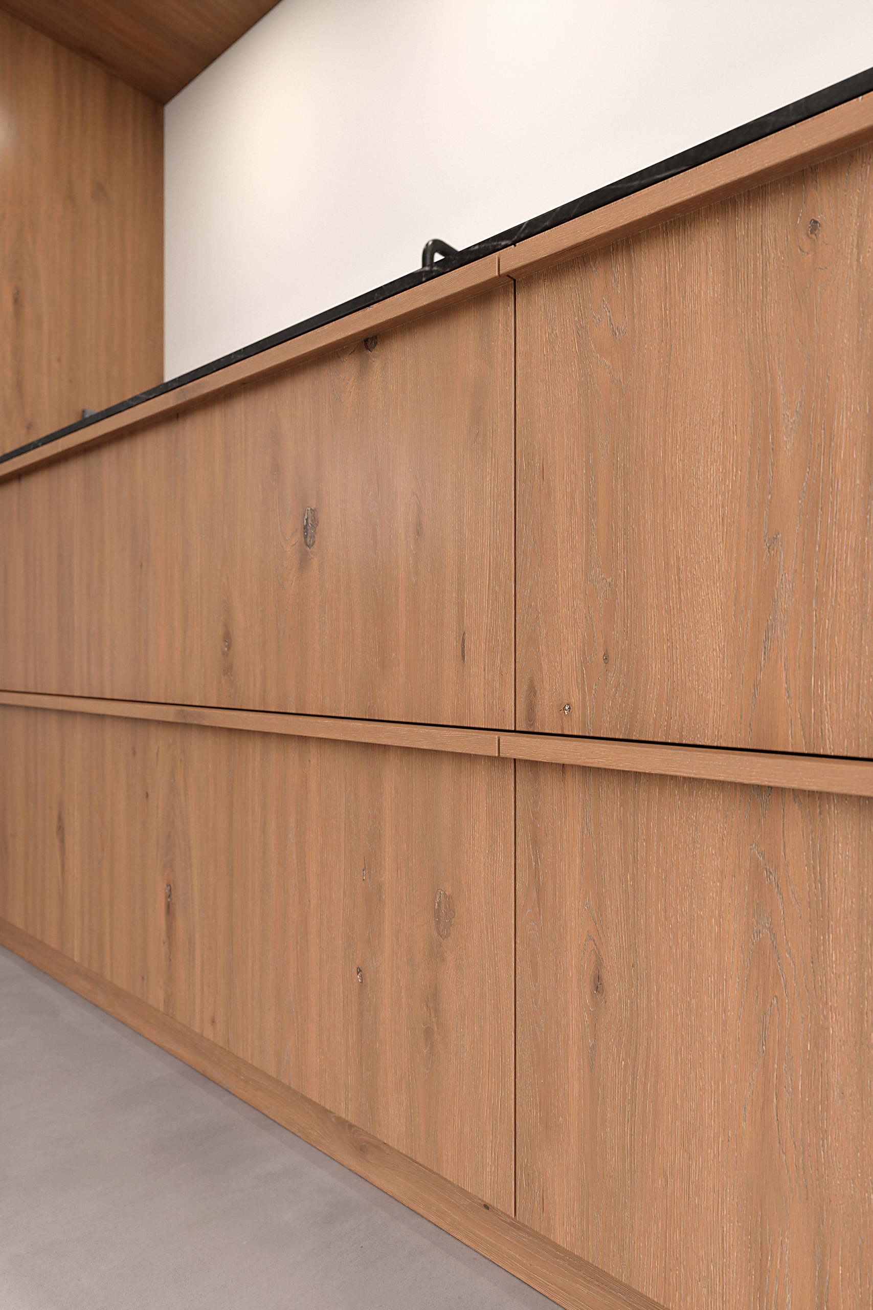 Light Oak Rustic Komgreep